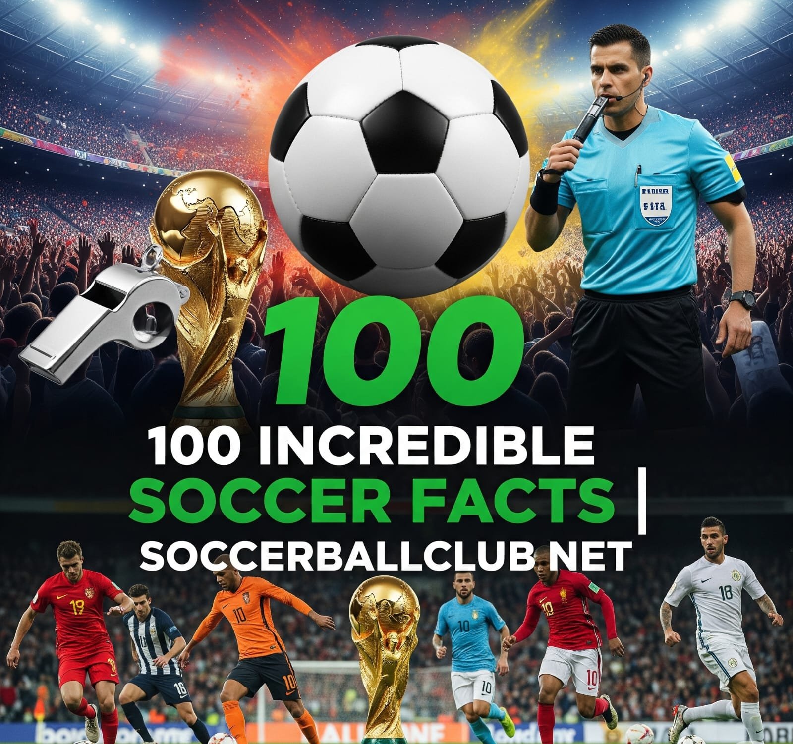 100 Facts About Soccer Ultimate Guide by SoccerBallClub